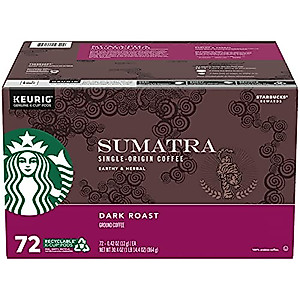 Starbucks 72 Count Sumatra Coffee, 0.41 Ounce