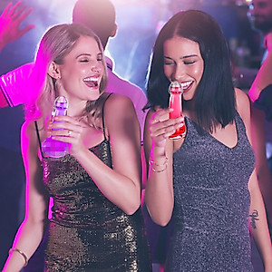 Funny Shot Glasses Set of 4 Bachelorette Party Favors for Unique Party Creative Shape Martini Glasses Wine Cups Crystal Glassware Cups Bachelorette Party Favors Ideal Gag Gifts(Clear)