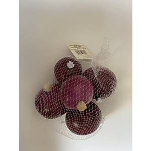 Net Bag of 5 Purple Artificial Onions
