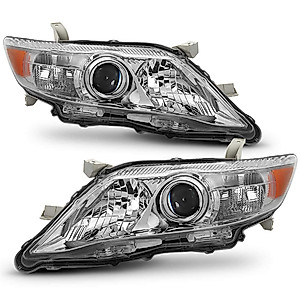 ACANII - For Replacement US Built Model 2010-2011 Toyota Camry Projector Headlights Headlamps Driver + Passenger Side