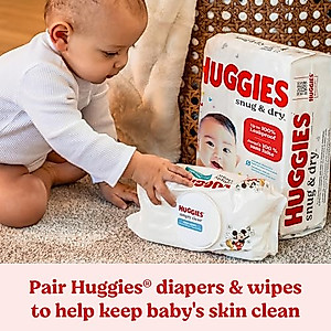 Huggies Size 3 Diapers, Snug & Dry Baby Diapers, Size 3 (16-28 lbs), 31 Count, Packaging May Vary