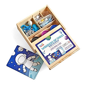 hand2mind Wonders of Space Sensory Activity Kit, Loose Parts Play Materials for Kids, Sensory Box, Montessori Sensory Bin with Lid, Space Toys, Fine Motor Toys, Play Therapy Toys, Arts and Crafts Kits