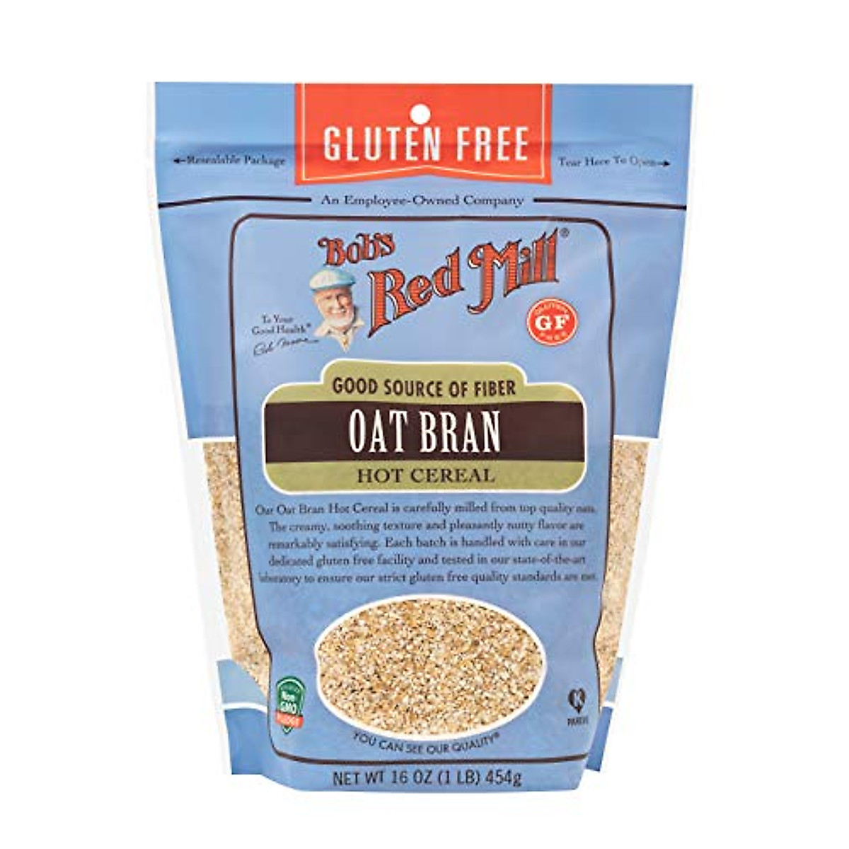 Bob's Red Mill Gluten Free Oat Bran, 16-ounce (Pack of 4)