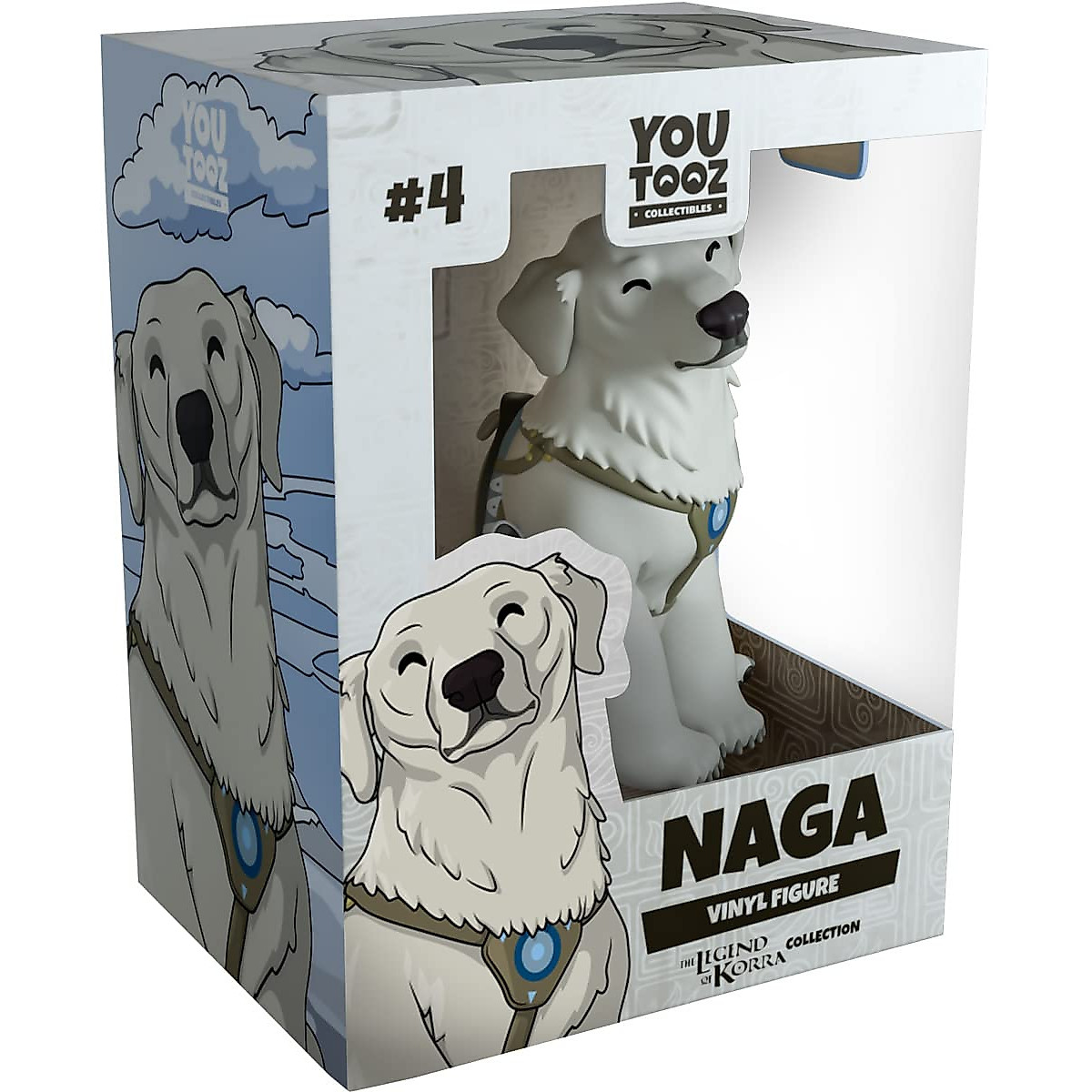 Youtooz Legend of Korra Naga Vinyl Figure, 4,5" Collectible Naga The Dog from Avatar Legend of Korra by Youtooz Legend of Korra Collection
