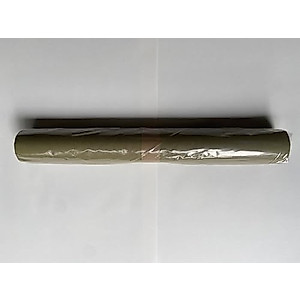 Wooqu Book Cloth, Fabric Surface and Paper Backed, Durable, Strong, 17x29”, for Book Binding, Army Green