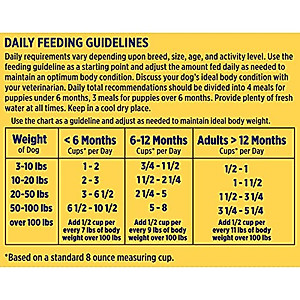 Nature′s Recipe Dry Puppy Food, Lamb & Rice Recipe, 12 lb. Bag