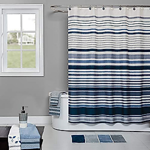 SKL Home Cubes Embroidered Hand Towel, White