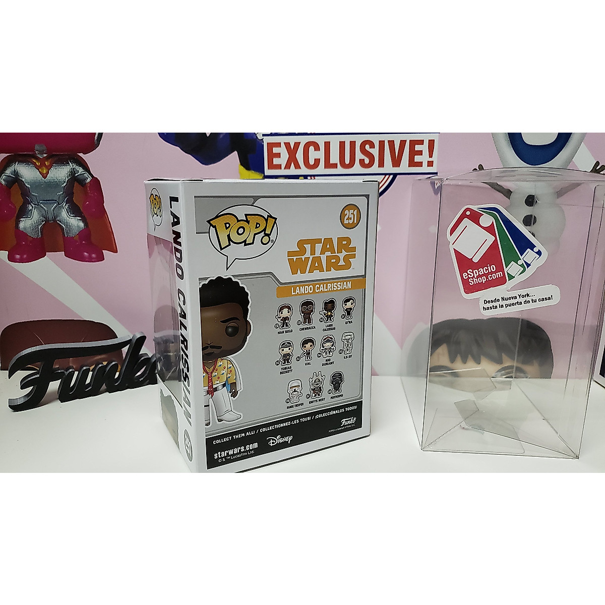 Solo A Star Wars Story Funko POP! Star Wars Lando Calrissian Exclusive Vinyl Bobble Head #251