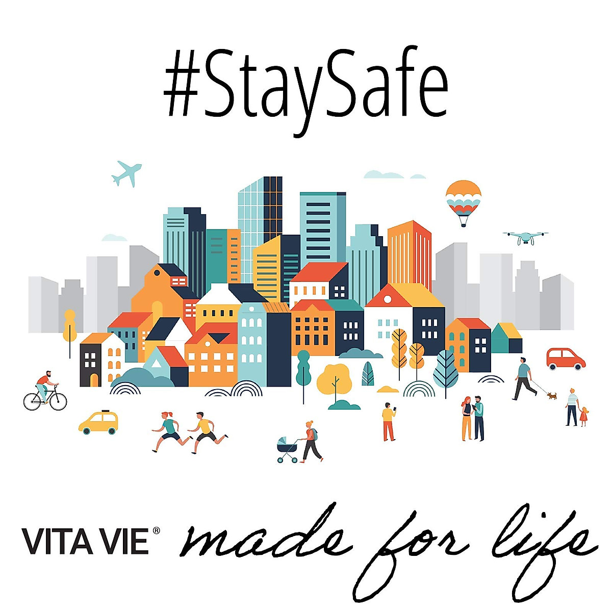 VITA VIE Antibacterial Body Wash, 12 oz