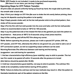 Welacer DTF Transfer Film Paper - A4(8.4" x 11.7") 25 Sheets Double-Side Matte Clear Pretreat Sheets, PET Heat Transfer Paper for Epson Inkjet Printer Direct Print on T Shirts Textile