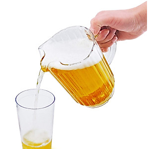 New Star Foodservice 46106 Resturant-Grade Polycarbonate Plastic Water Pitcher, 60 oz, Clear