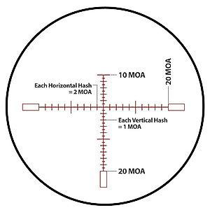 Monstrum G2 6-24x50 First Focal Plane FFP Rifle Scope with Parallax Adjustment | ME308 Extended Offset Scope Mount | Bundle