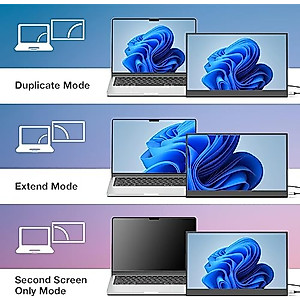 LAEFLAEK Portable Monitor, 15.6" 1080P for Laptop, HDMI USB-C Travel HDR Monitor Extender for Display PC Mac Phone PS5 Xbox Switch with Smart Cover