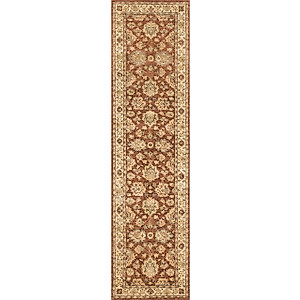 Loloi MAJESTIC Area Rug, 4'-0" x 6'-0", RUST/IVORY