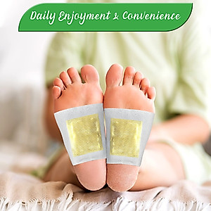 Normace Foot Pads for Better Sleep and Releasing Stress (20 PCS)- High -End Japanese Quality Pads with Natural Ginger Powder