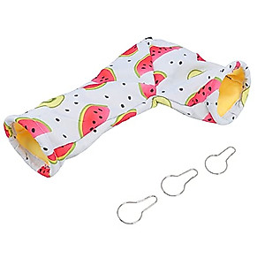 Tunnel Toy Small Pet Right Angle Tunnel Toy Hamster Guinea Pig Ferret Guinea Pig Passage Funny Hamster Corner Hideaway Tunnel for Hamster Guinea Pig Sugar Glider Guinea Pigs Tunnel Tube