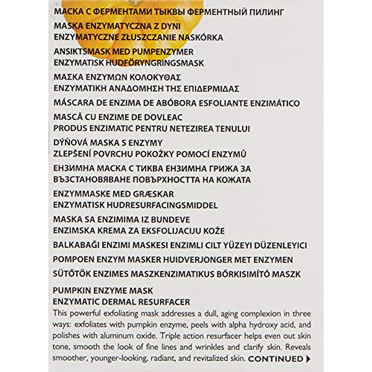 Peter Thomas Roth | Pumpkin Enzyme Mask | Enzymatic Dermal Resurfacer, Exfoliating Pumpkin Facial Mask for Dullness, Fine Lines, Wrinkles and Uneven Skin Tone