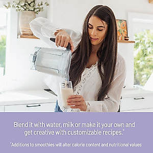 SlimFast High Protein Meal Replacement Powder, 26 Servings, Advanced Nutrition Smoothie Mix with Vitamin and Mineral Blend, Gluten Free, Vanilla Cream, 1.53 Pounds