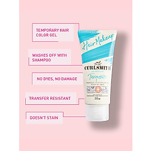 CURLSMITH - Hair Makeup - Vegan Temporary Hair Color and Styling Gel (Turquoise 3fl.oz)
