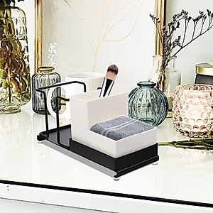 Makeup Organizer Storage Holder Coffee Station Supplies Coffee Organizer Cotton Swab Container Coffee Cup Organizer Paper Cup Holder Countertop Organizer Paper Cup Organizer