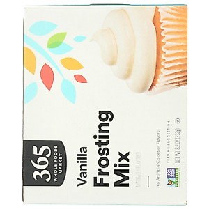 365 by Whole Foods Market, Vanilla Frosting Mix, 8.2 Ounce