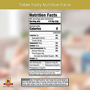 Benson’s - Table Tasty Salt Substitute, Salt-Free Gourmet Popcorn Seasoning, No Sodium, No Potassium Chloride, No MSG, Gluten Free, 3oz Bottle With Shaker Top