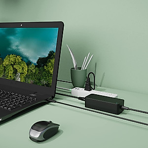 65W Laptop Charger Fit for Dell Inspiron 7506 P97F003 15 2in1 Laptop AC Power Supply Adapter Cord