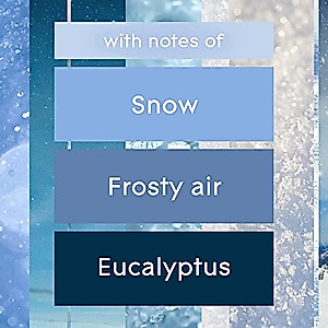 Glade Candle, Fragrance Candle Infused with Essential Oils, Air Freshener Candle, 3-Wick Candle (Snow Much Fun)