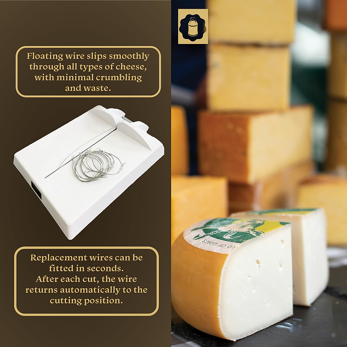 HANDEE CHEESE CUTTER- WITH SPARE WIRES