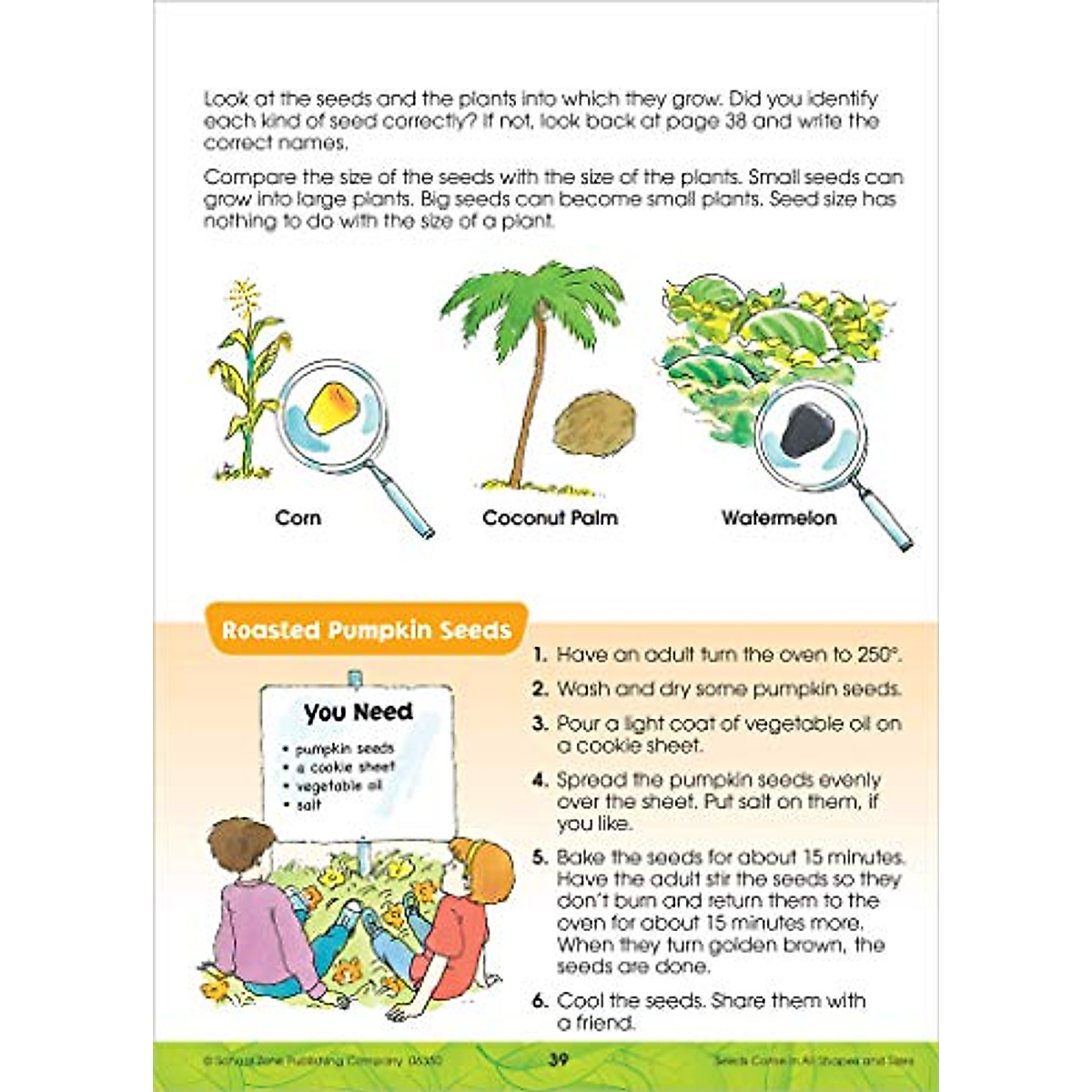 School Zone - Big Science Workbook - 320 Pages, Ages 7 to 9, 2nd Grade, 3rd Grade, Weather, Seeds, Plants, Insects, Mammals, Ocean Life, Birds, and More (School Zone Big Workbook Series)