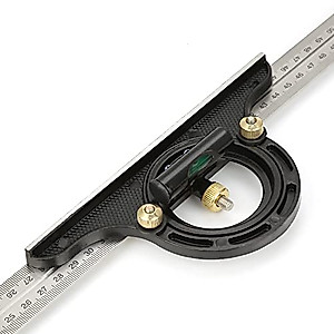 Combination Square 600mm Metal Adjustable Combination Square Right Angle Ruler Engineer Measuring Tool with Square Head