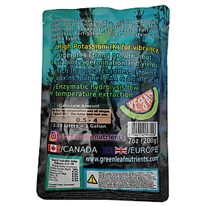 Organic Sea-K for Plants Seaweed and Kelp Fertilizer Supplement Concentrated Extract Powder Nutrient