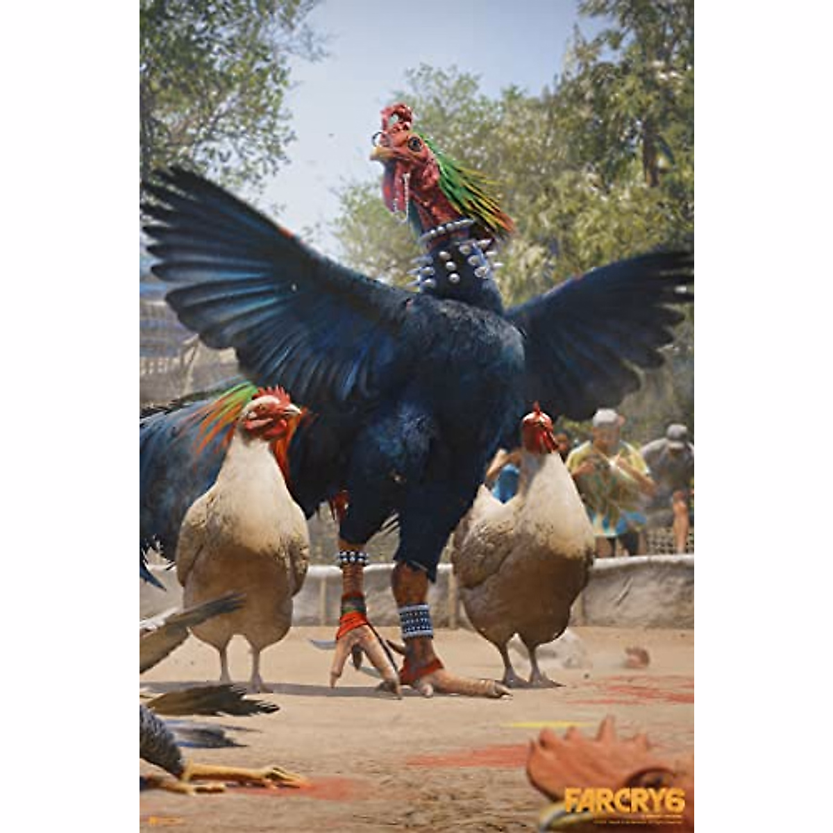 Far Cry 6 Chicharron Rooster Amigo Video Game Gaming Gamer Far Cry Merchandise Collectibles Collectors Edition Far Cry Merch Far Cry 6 Poster Far Cry Game Cool Wall Decor Art Print Poster 12x18