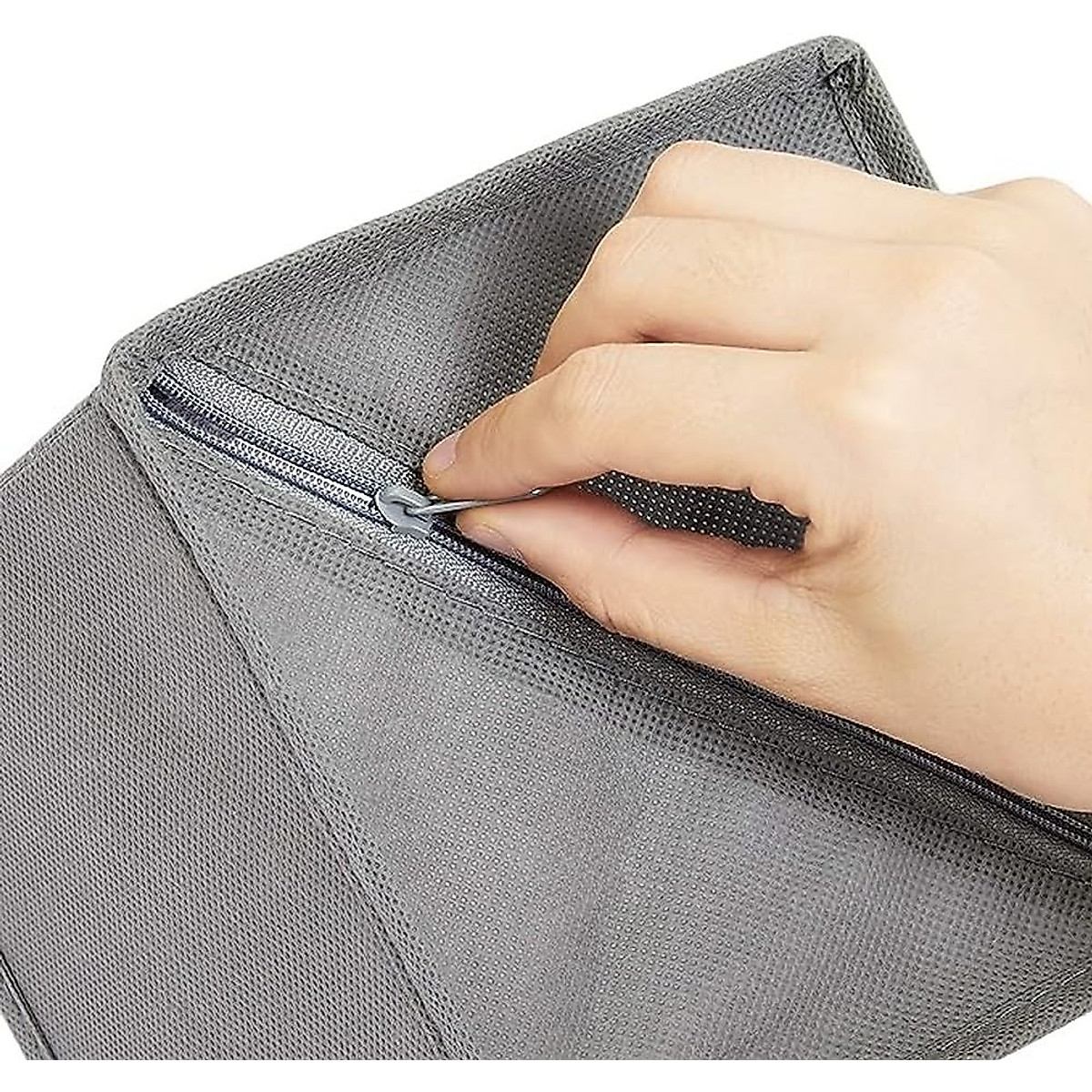 Amazon Basics Cloth Drawer Storage Organizer Boxes, Set of 6