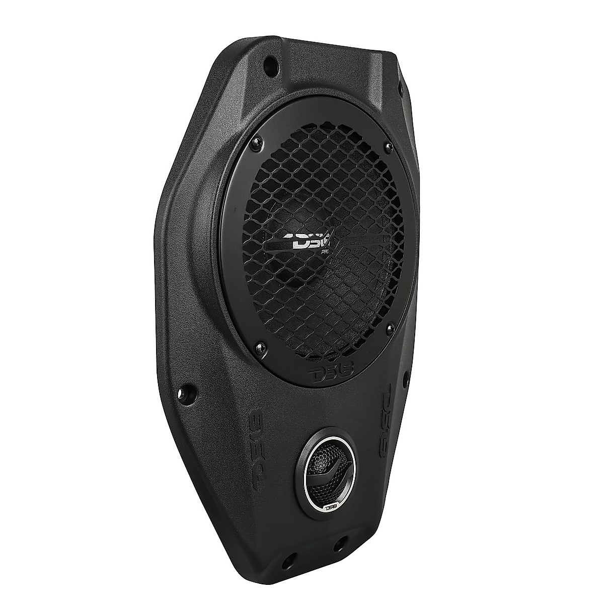 DS18 JL-SB6 Sound Bar Enclosure Upgrade with 6.5" Neodymium Mid-Range and Tweeter Compatible with Jeep Wrangler JL/JLU | Gladiator JT Models 2018-2023 Left and Right Speakers (Pair)