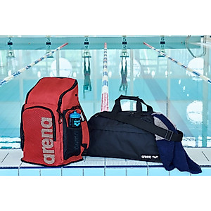 Arena Team 45 Backpack Swimming Athlete Sports Gym Rucksack Large Training Gear Equipment Swim Bag for Men and Women, 45 Liters, Royal Melange