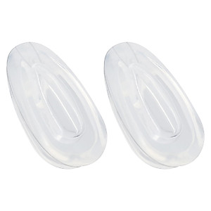 DROGO 3 Pairs Soft Silicone Replacement Nose Pads Nose Piece for Oakley Holbrook Metal OO4123/Feedback OO4079/Gauge 6/M/L/Blender/Tincan OO4082/Tinfoil OO4083 Sunglasses, Anti-Slip, Skin-Friendly