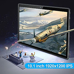 FOREN-TEK Android Tablet 10 Inch, 4GB RAM 64GB Storage, Android 10.0, Octa-Core Processor, Tablet with Keyboard, Large Battery, Dual Camera, Wi-Fi, Bluetooth, GPS, Mouse, Tablet Cover