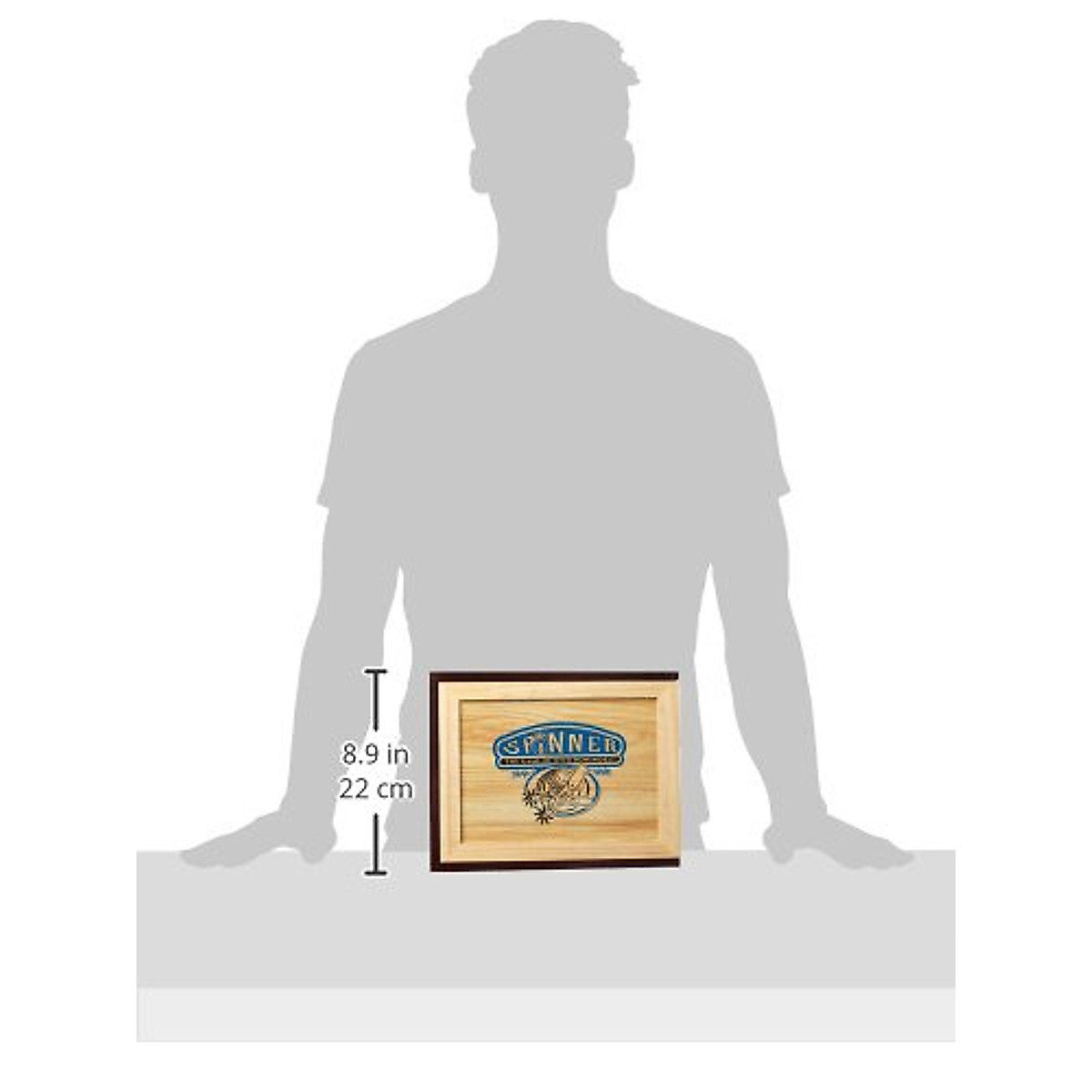 Front Porch Classics | Spinner Domino Game Set in Collectible Wooden Case from Front Porch Classics for 2 to 8 Players Ages 8 and Up