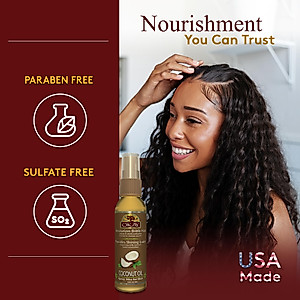 OKAY MIST HAIR SPRAY with COCONUT OIL 2oz / 59ml