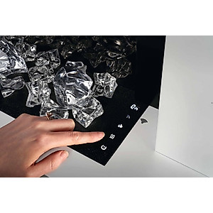 Napoleon Stylus Cara Series 32 Electric White Fireplace - Wall Mount Shelf Style - Home WiFi App Compatible - LED Display - with Remote Control - NEFP32-5019W