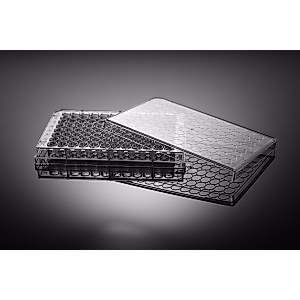 Nest Scientific 701001 Polystyrene 96 Well Cell Culture Plate, Flat Bottom, Tissue Culture Treated, Sterile, Clear, 1 per Pack, 100 per Case (Pack of 100)