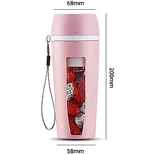 MXJCC Portable Blender, Personal size blender Smoothie Maker Blender, Personal Smoothie Mixer, Usb Rechargeable Smoothie Blender