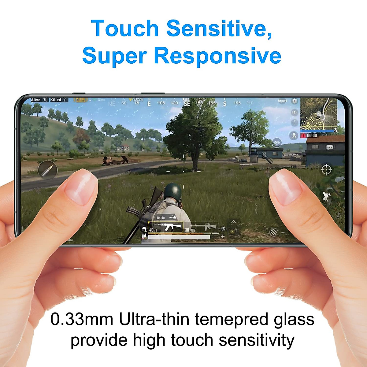 GOBUKEE [3 pack] Compatible with Full Coverage Tempered Glass X 3 Oneplus 11 5G 2023, 3D Glass, HD Clear, Bubble Free, Anti-Shock, Case Friendly, Full Cover [9H Hardness]