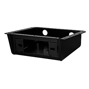 Enrock EBUDK00 Universal Car Stereo Fully Enclosed Under Dash/Overhead Installation Mounting Kit for DIN Radio Receiver