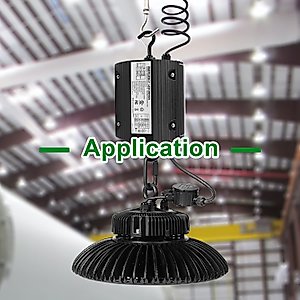 40W Emergency LED Driver AC Input 100-347V Output DC170V Emergency Backup Battery Emergency Driver for UFO LED HIGH Bay Light UL Listed. (40W-170VDC (4 Pack）)