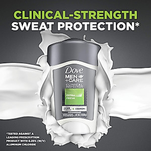 DOVE MEN + CARE Clinical Strength Antiperspirant Extra Fresh, 1.7 oz