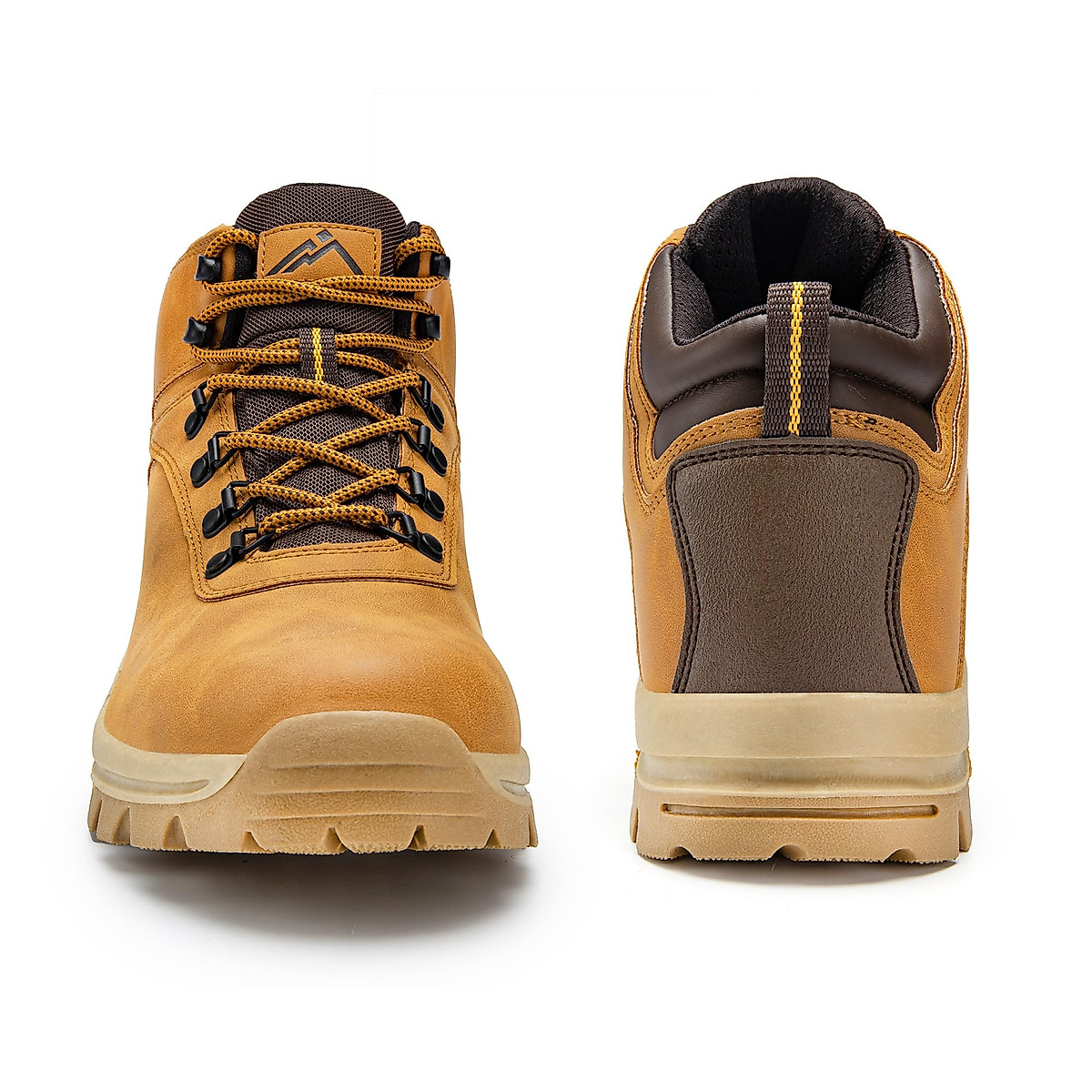 CC-Los Men's Waterproof Hiking Boots Mid-top Boots Lightweight Non-slip High-Traction Grip 7.5-14