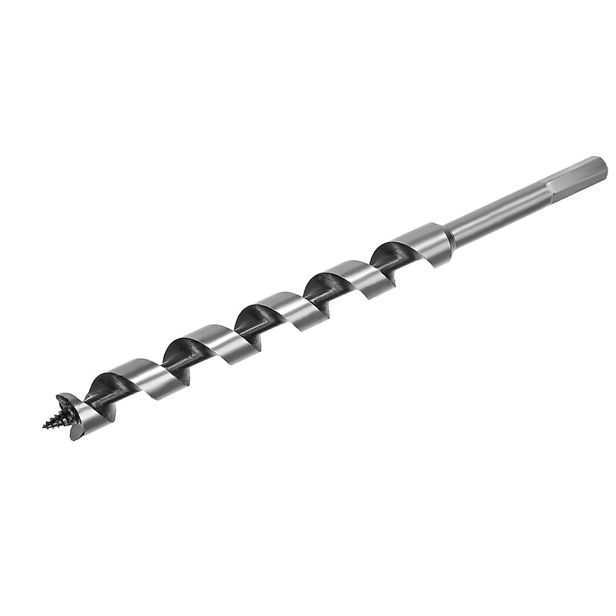 uxcell Auger Drill Bit Wood Hex Shank 16mm Cutting Dia Highbon Steel for Electric Bench Drill Woodworkingpentry
