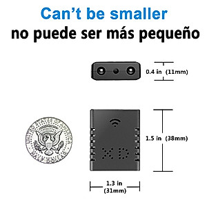 Rettru Spy Camera Hidden Camera WiFi Small Camera Mini Camera Spy Wireless Mini Spy Camera Nanny Cam Hidden Video Cam Secret Samera Spy Surveillance Camera Full HD